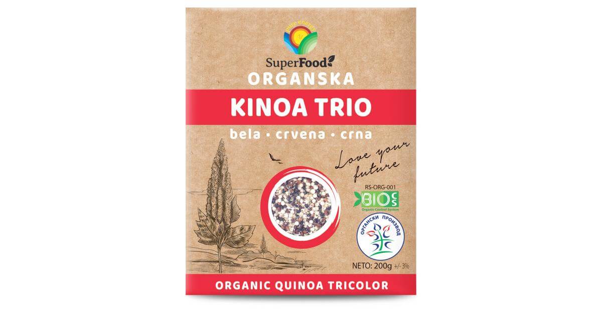 Organska kinoa trio 200g SuperFood