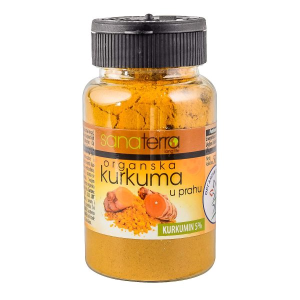 Organska kurkuma u prahu 50g Sanaterra