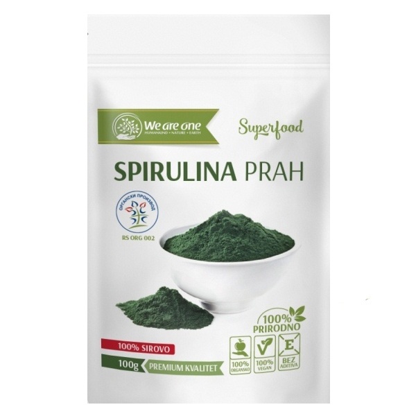 Organska spirulina u prahu 100g We are one