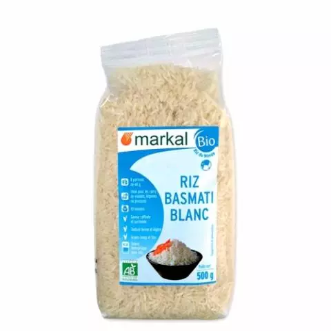 Organski beli basmati pirinač 500g Markal