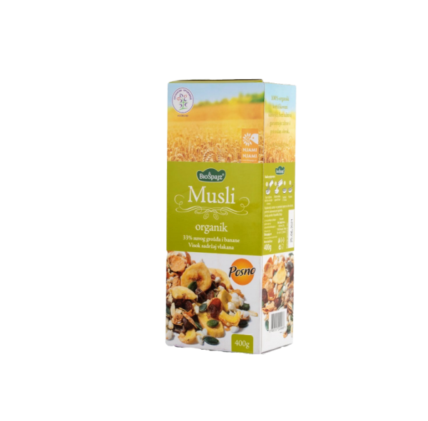 Organski musli 400g Bio Špajz