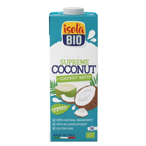 Organski napitak od kokosovog mleka i kokosove vode 1l Isola Bio