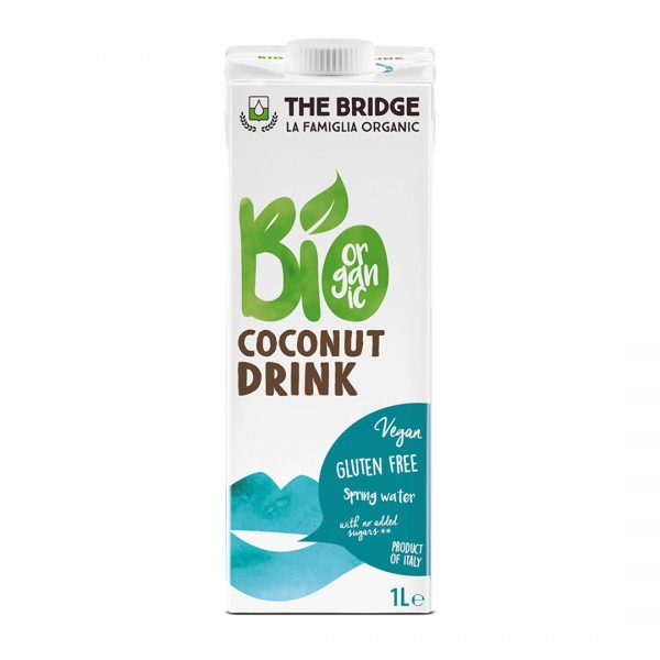 Organsko kokosovo mleko bez glutena 1l The Bridge