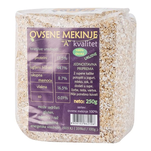 Ovsene mekinje 250g Fortin