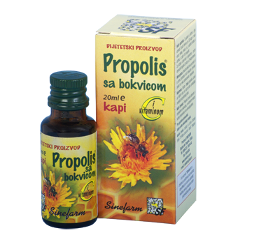 Propolis kapi sa bokvicom i vitaminom C 20ml Sinefarm