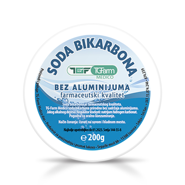 Soda bikarbona bez aluminijuma 100g TG Pharm