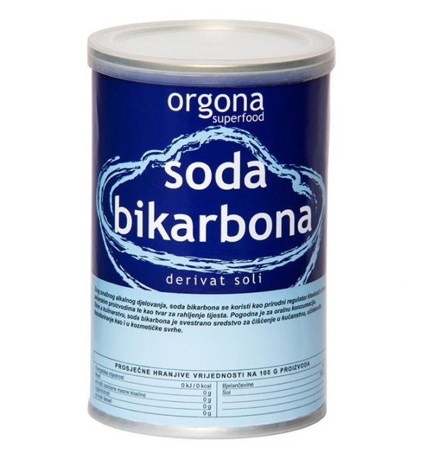 Soda bikarbona bez aluminijuma 400g Orgona