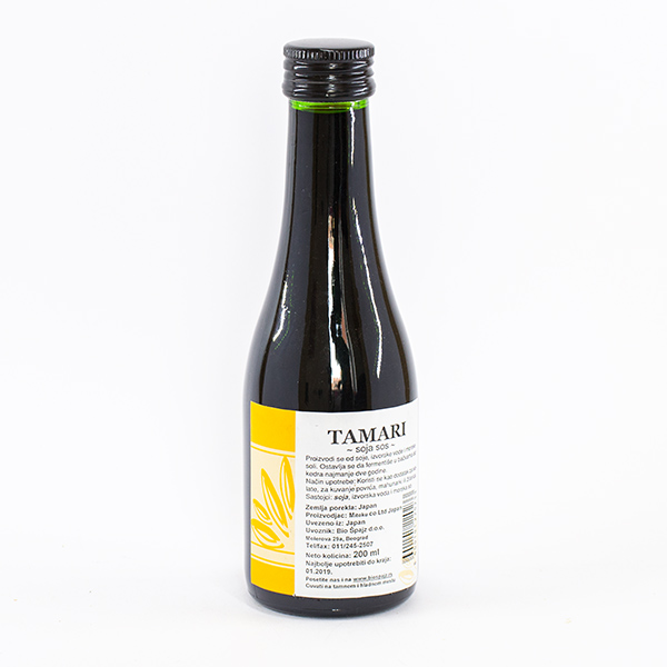 Tamari soja sos 200ml Mitoku