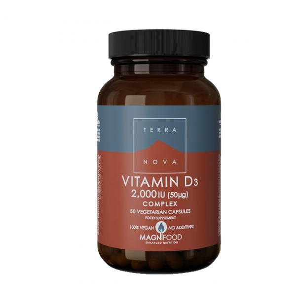 Terranova Vitamin D3 2000 IJ 50 kapsula