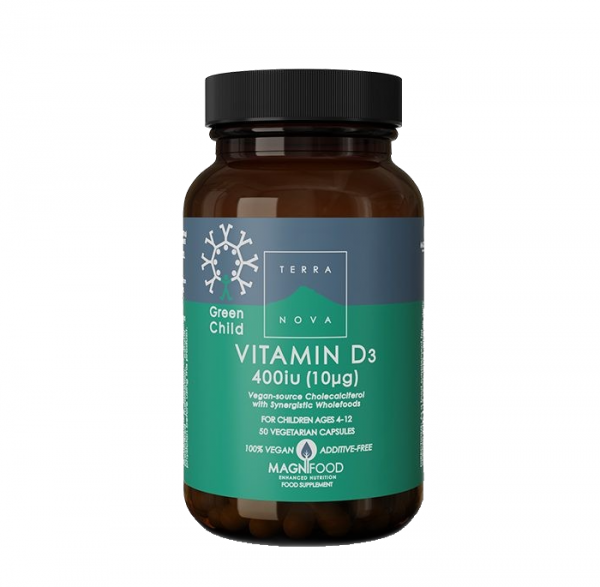 Terranova Vitamin D3 400 I.J. za decu 50 kapsula