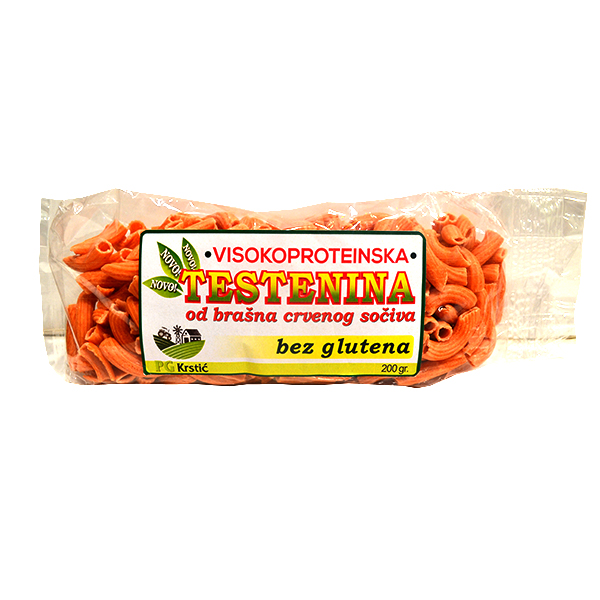 Testenina od crvenog sočiva makarone 200 g