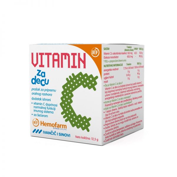 Vitamin C za decu 25 kesica po 50mg Hemofarm