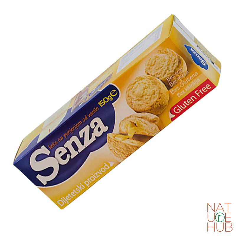 Senza, bezglutenski keks sa filom vanile,150g