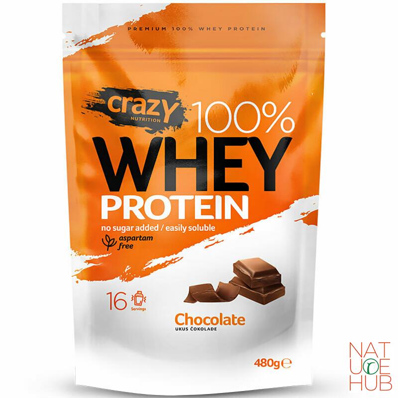 Crazy whey protein - čokolada, 480g