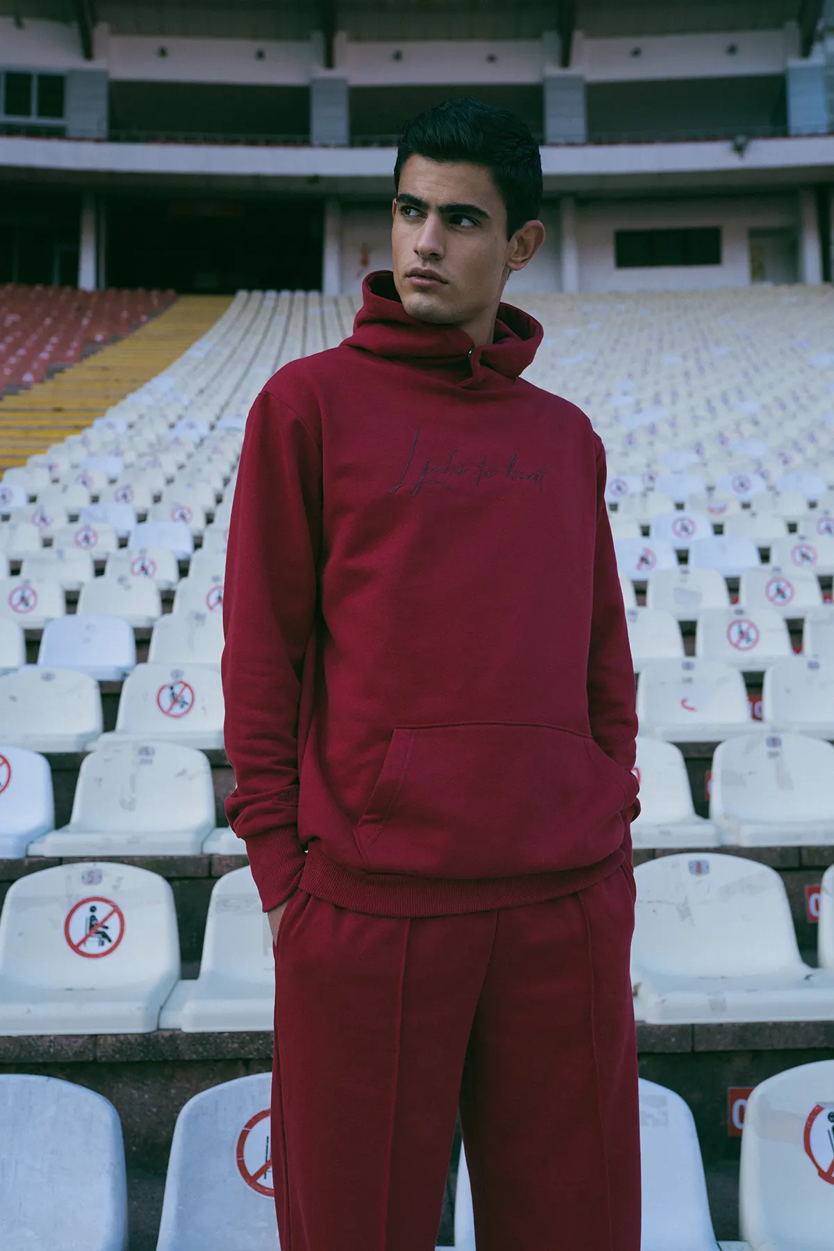 Men’s Tracksuit in Red