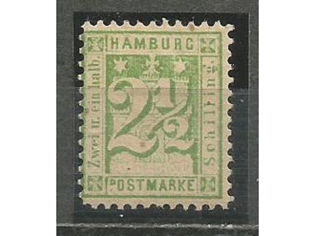 Nemačka,Hamburg,Redovna 2 1/2 S 1864.,čisto