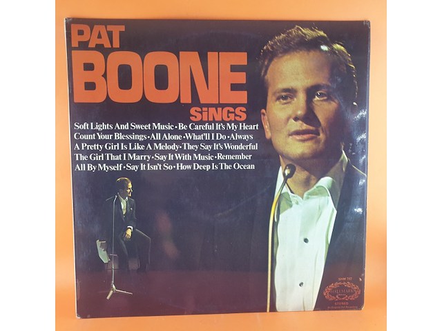 Pat Boone ‎– Pat Boone Sings, LP
