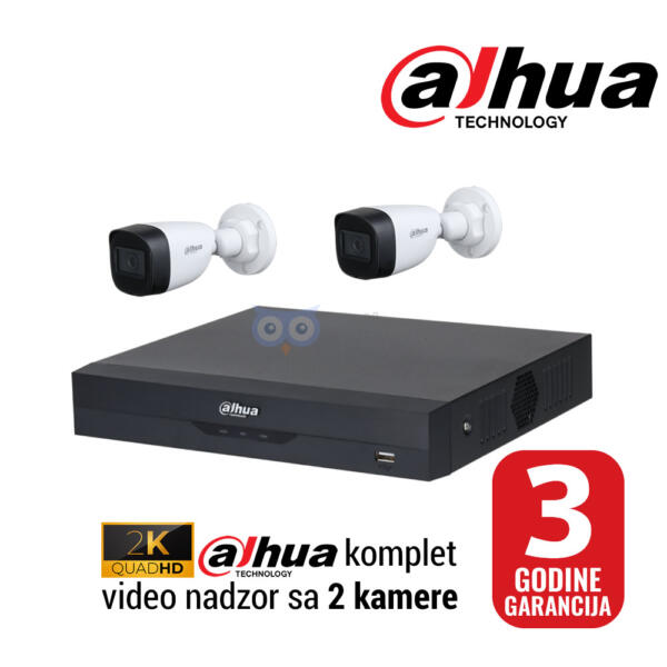 Super HD Dahua komplet sa 2 kamere