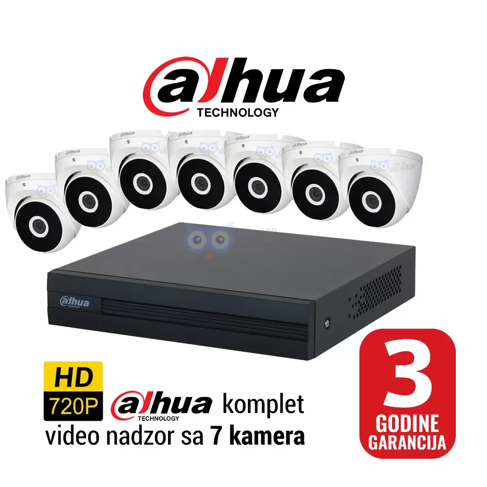 HD Dahua komplet video nadzor sa 7 kamera