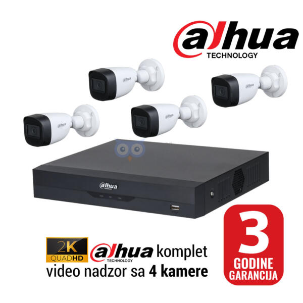 Super HD Dahua komplet sa 4 kamere