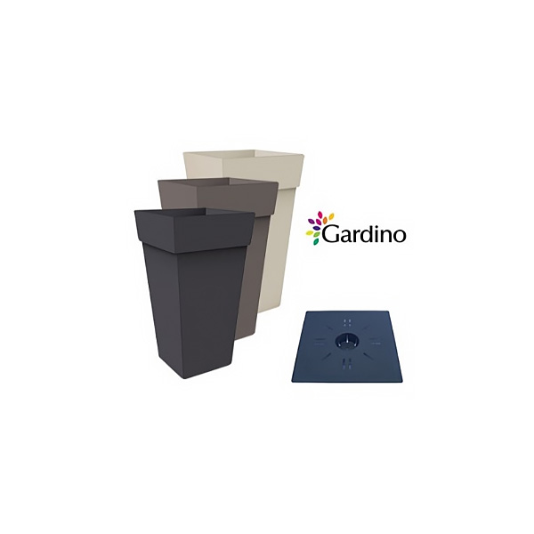 Saksija Melrose kvadrat h24cm Gardino