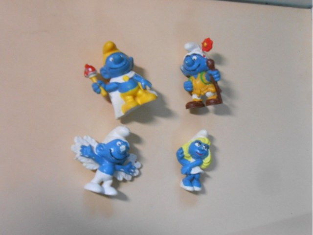 Strumpfovi-Smurfs: set 4.komada