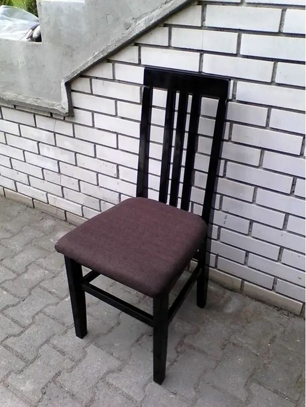 Trpezarijska stolica, bоја - Braon, Novo
