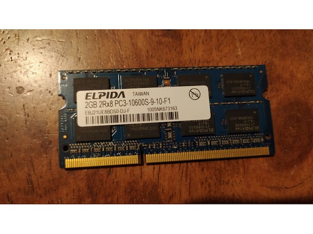 Ram memorija DDR3 Elpida 2GB , 1333MHz , BR4