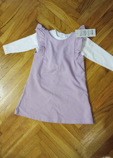 Nov komplet bluza i haljinica 74 (12m)