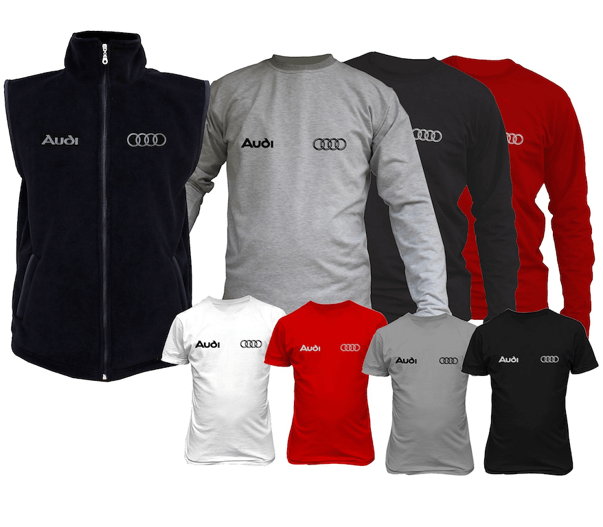 Audi kombinacija sa majicom