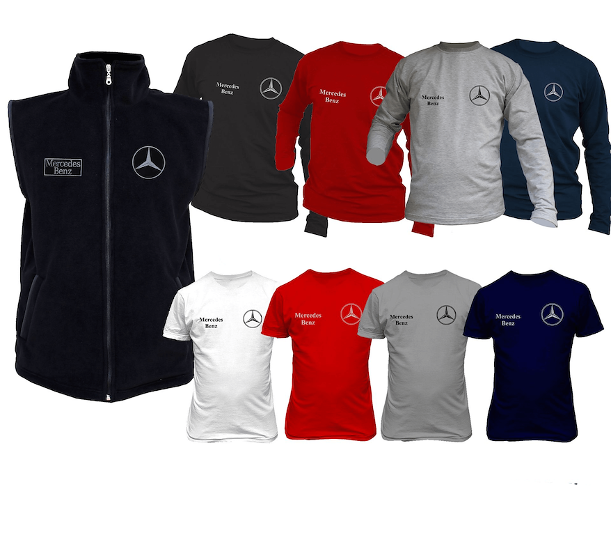 Mercedes kombinacija sa majicom