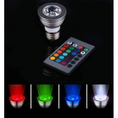 LED RGB sijalica 3W,16 boja