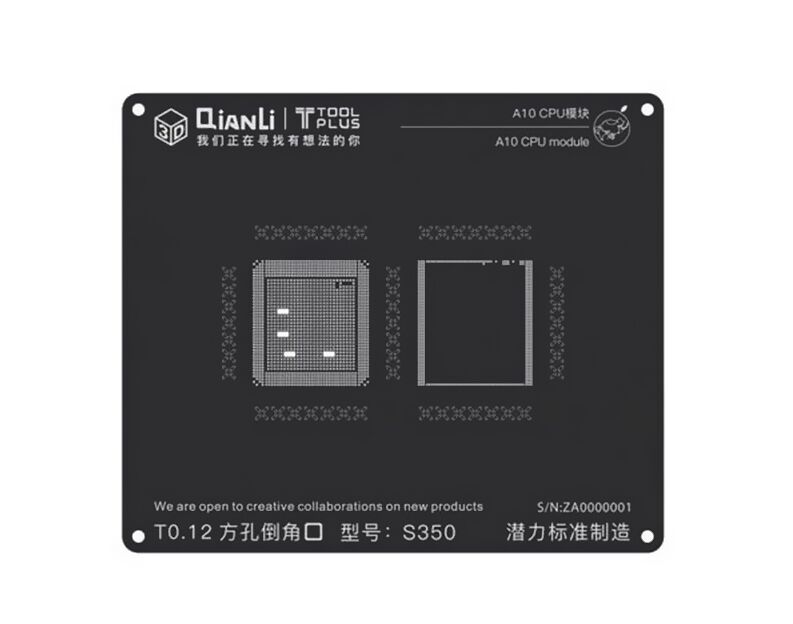 BGA sito Qianli ToolPlus 2D iBlack CPU modul - Iphone 7G A10 S350