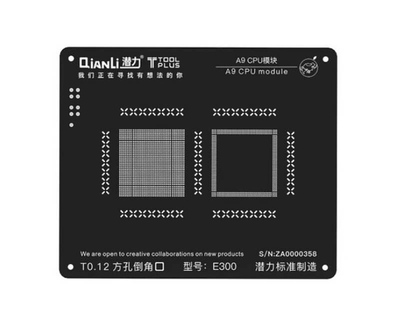 BGA sito Qianli ToolPlus 3D iBlack CPU modul - Iphone 6S A9 E300