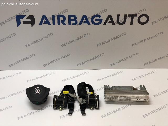 VW T5 LIFT SET AIRBAG SET VAZDUŠNI JASTUK POJASI TABLA