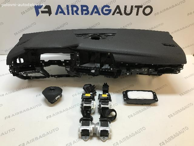 VW GOLF 8 SET AIRBAG SET VAZDUŠNI JASTUK POJASI TABLA