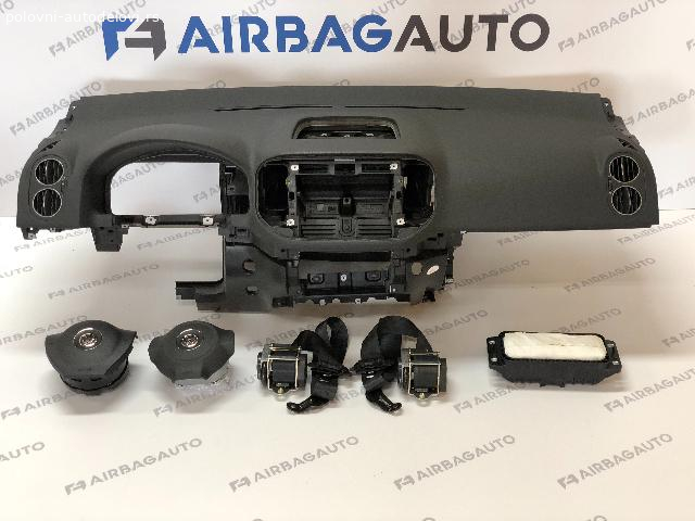 VW GOLF 6 PLUS SET AIRBAG SET VAZDUŠNI JASTUK POJASI TABLA