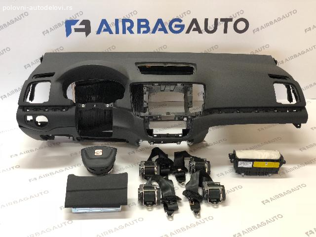 SEAT ALHAMBRA SET AIRBAG SET VAZDUŠNI JASTUK POJASI TABLA