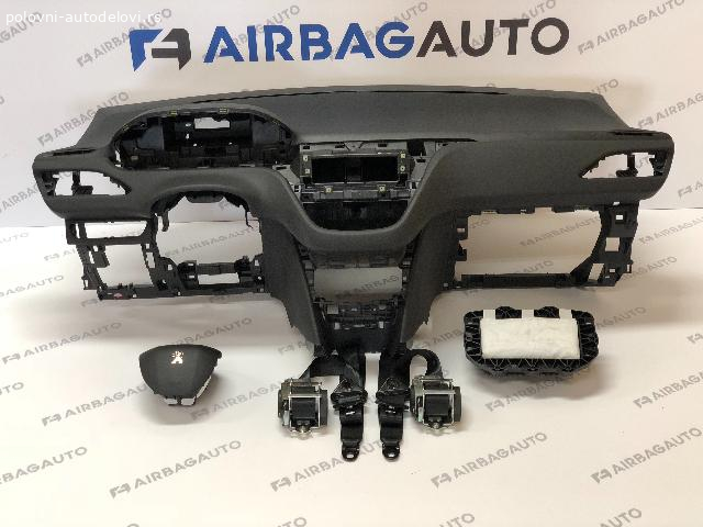 PEUGEOT 2008 SET AIRBAG SET VAZDUŠNI JASTUK POJASI TABLA