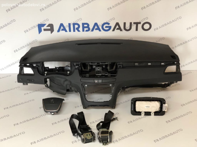 PEUGEOT 508 SET AIRBAG SET VAZDUŠNI JASTUK POJASI TABLA