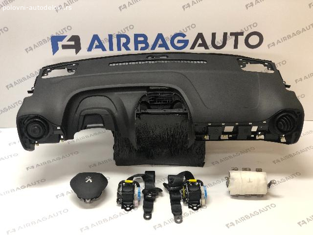 PEUGEOT 108 SET AIRBAG SET VAZDUŠNI JASTUK POJASI TABLA