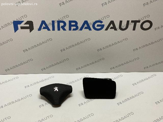 PEUGEOT 107 SET AIRBAG SET VAZDUŠNI JASTUK POJASI TABLA