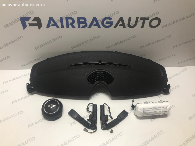 MINI COOPER R56 SET AIRBAG SET VAZDUŠNI JASTUK POJASI TABLA