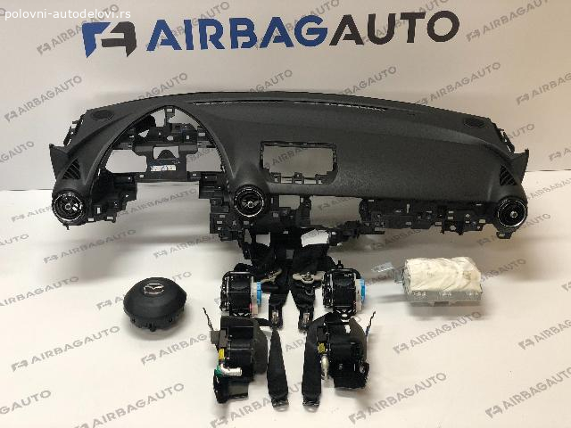 MAZDA 2 SET AIRBAG SET VAZDUŠNI JASTUK POJASI TABLA