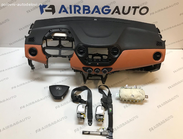 HYUNDAI I10 SET AIRBAG SET VAZDUŠNI JASTUK POJASI TABLA