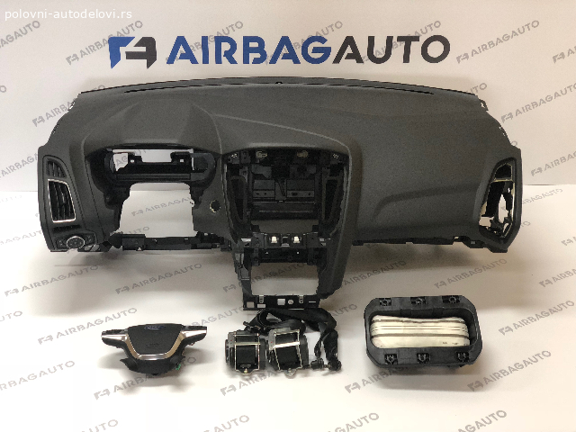 FORD FOCUS 3 SET AIRBAG SET VAZDUŠNI JASTUK POJASI TABLA