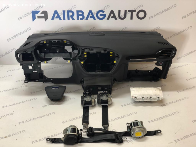 FORD FIESTA MK8 SET AIRBAG SET VAZDUŠNI JASTUK POJASI TABLA