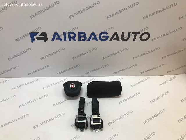 FIAT QUBO SET AIRBAG SET VAZDUŠNI JASTUK POJASI TABLA