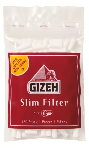 Gizeh
GIZEH FILTER - SLIM FILTER 6MM 120 KOM (5005)