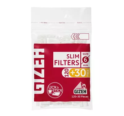 Gizeh GIZEH FILTER - SLIM FILTER 6mm 120 KOM (5005)